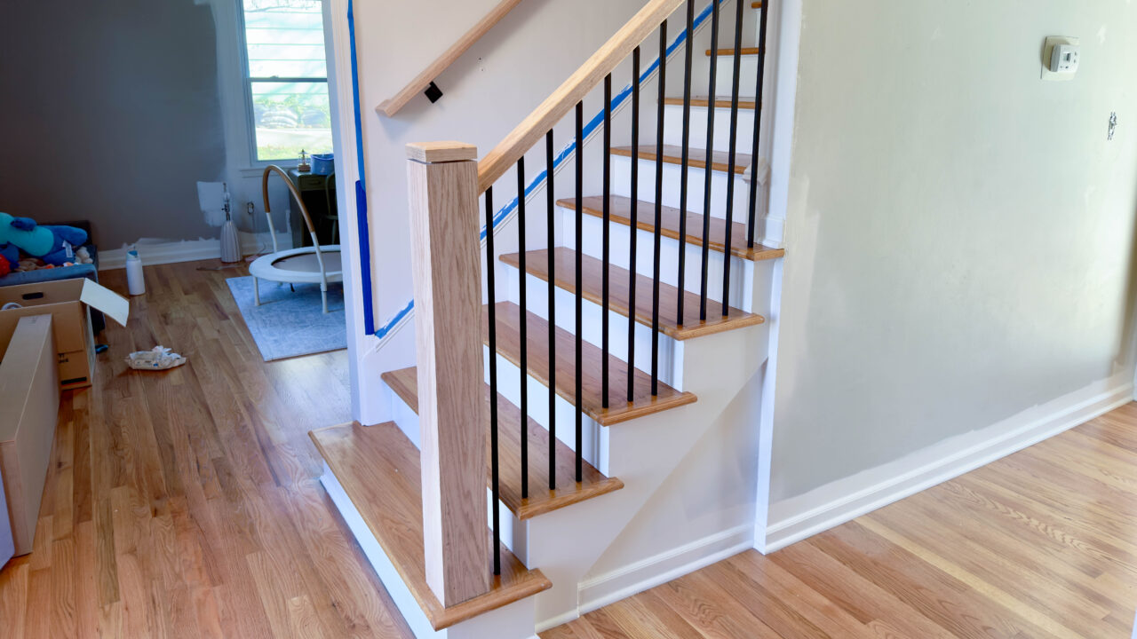 Modern Stair Railing and Handrail Installation - 10GEN Construction